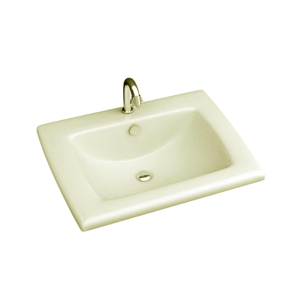 Simpolo Nettuno 610x510x230mm Top Counter Wash Basin Ivory | mykit ...