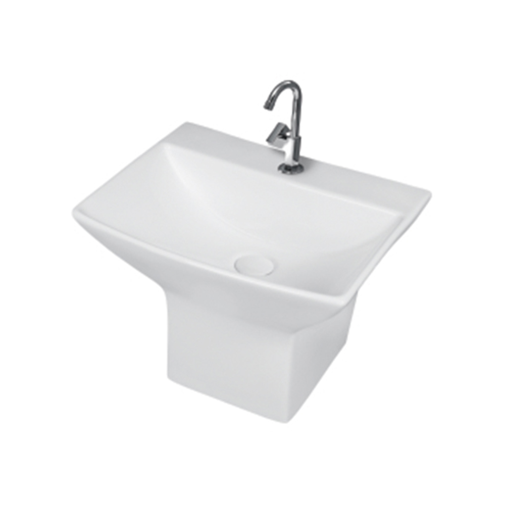 Simpolo Sabrina 475x380x370mm Wall Mounted Wash Basin with Integrated ...