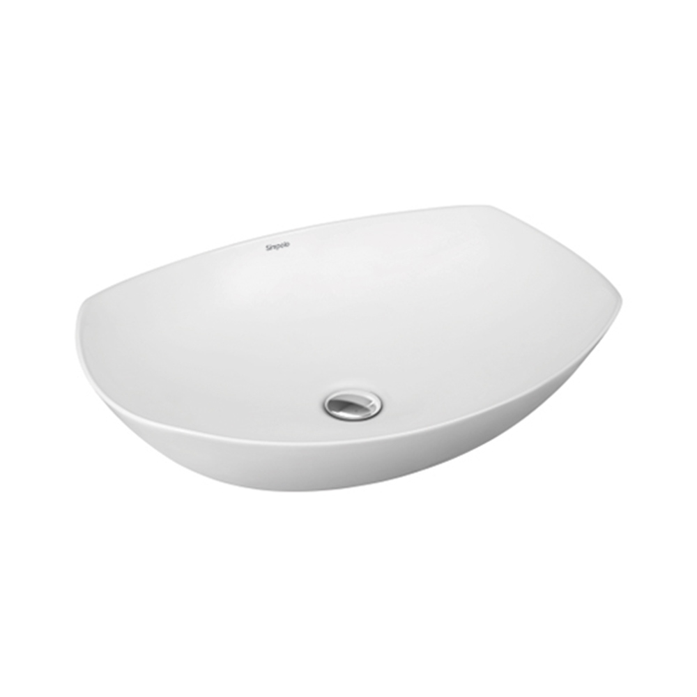 Simpolo Lunaria 560x405x135mm Table Top Wash Basin Soft White | mykit ...