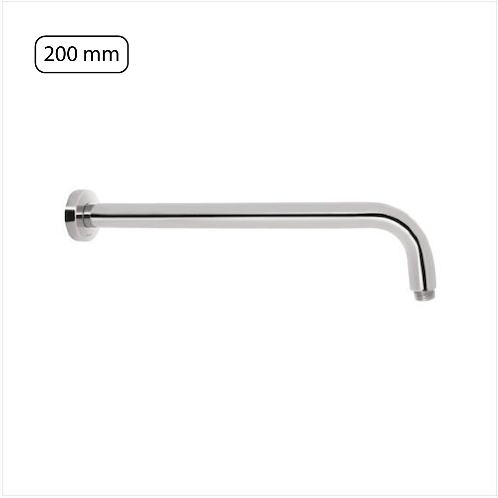 Somany Ultra Slim 200mm Round Shower Arm with Flange | mykit | Buy ...