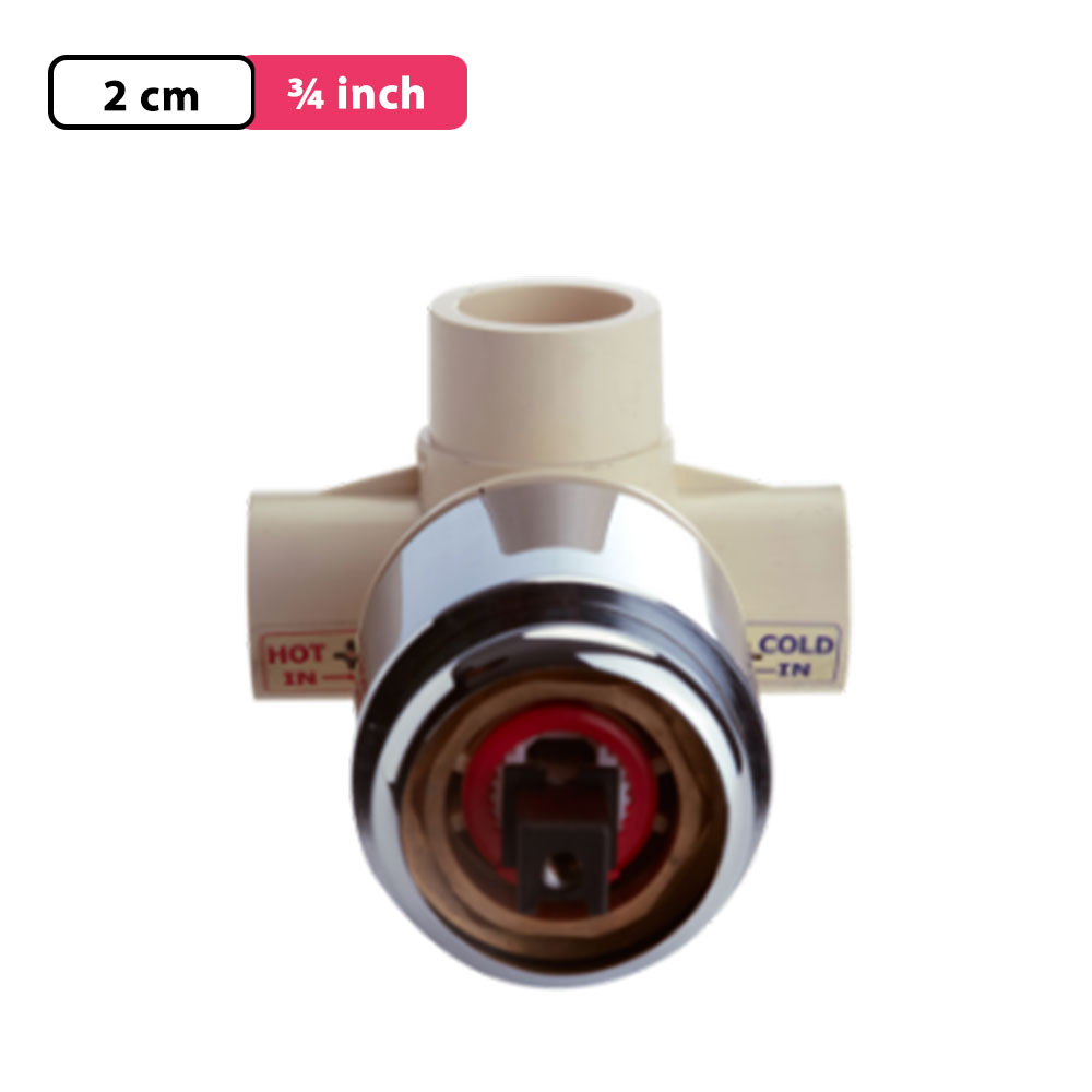 Ashirvad CPVC Single Lever Concealed Diverter 0.75inch 2cm | mykit ...