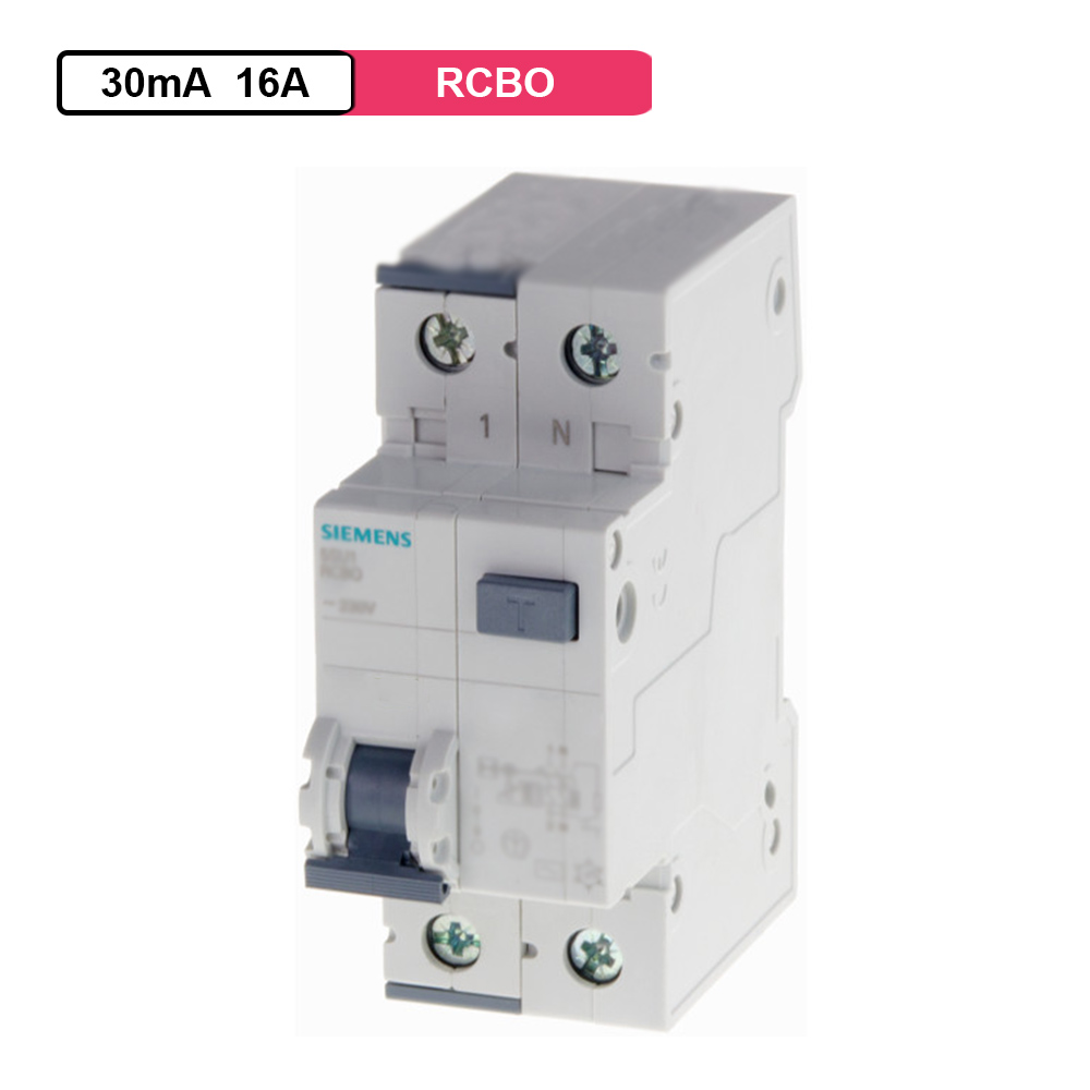 Siemens RCBO 2Pole 10kA 30mA 16A 240/415Vac 50Hz AC | mykit | Buy ...