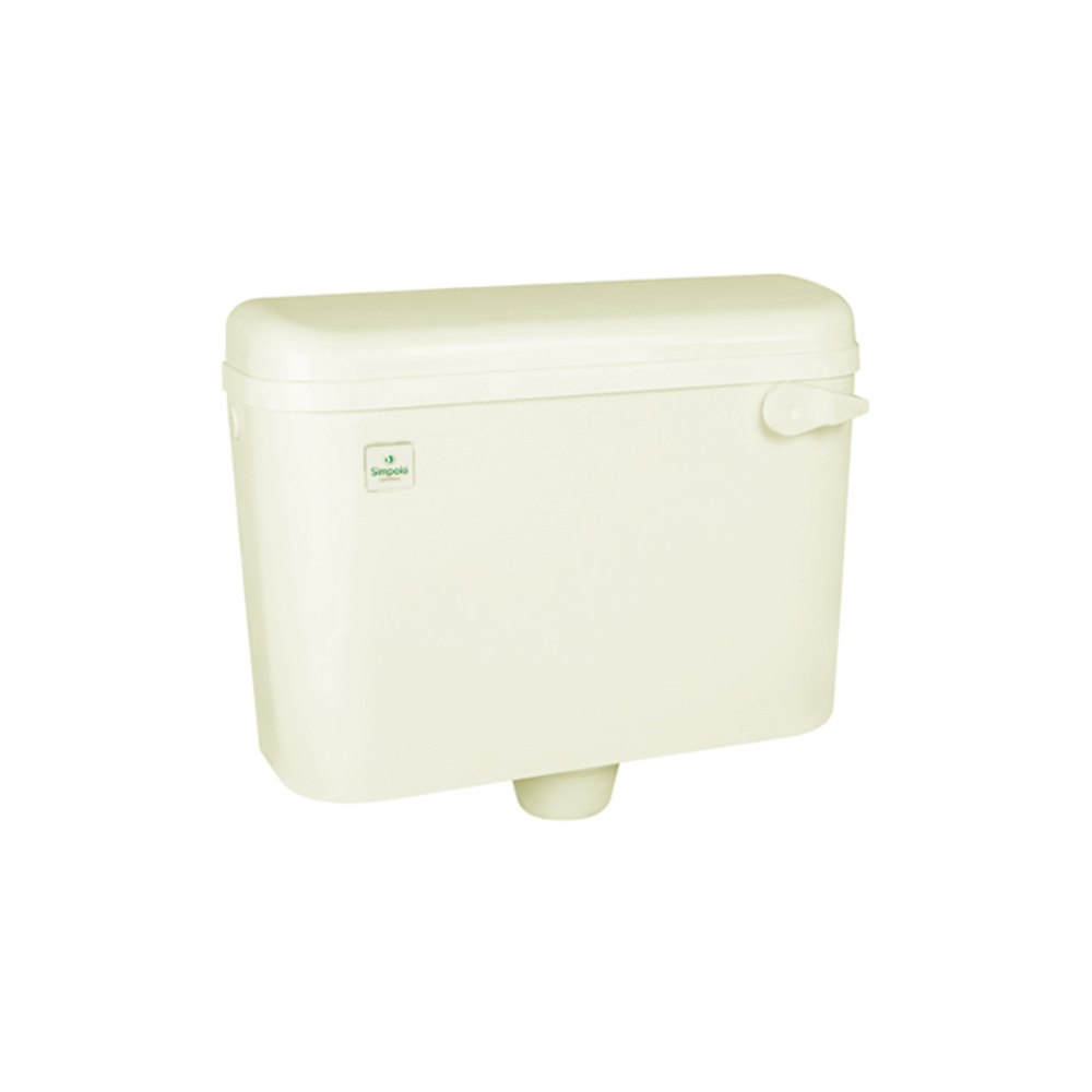 Simpolo Slim 420x135x345mm Single Flush Cistern with internal Fitting ...