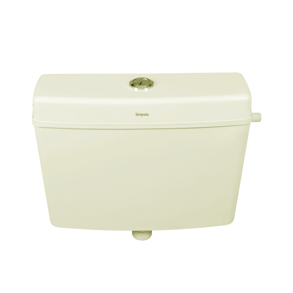 Simpolo Salmon 455x145x400mm Dual Flush Cistern with internal Fitting ...