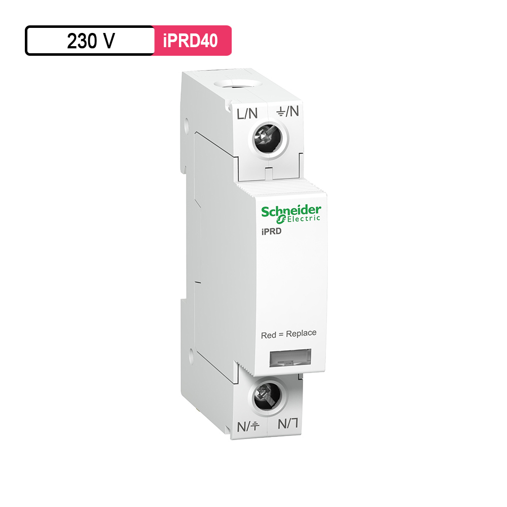Schneider Electric Acti 9 Surge Arresters iPRD40 230V 1P 18mm 1M ...