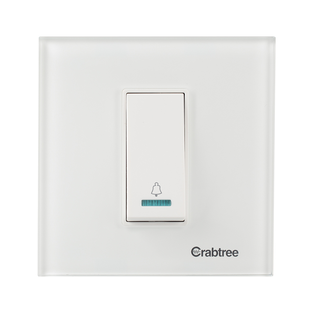 Crabtree Artic White 1M Combined Plate Glassique | mykit | Buy online ...