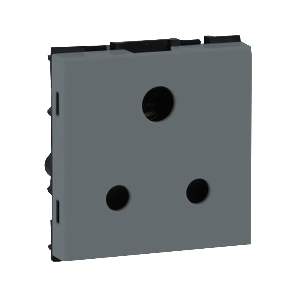 Crabtree Murano 6 A 3 pin socket Grey | mykit | Buy online | Buy ...