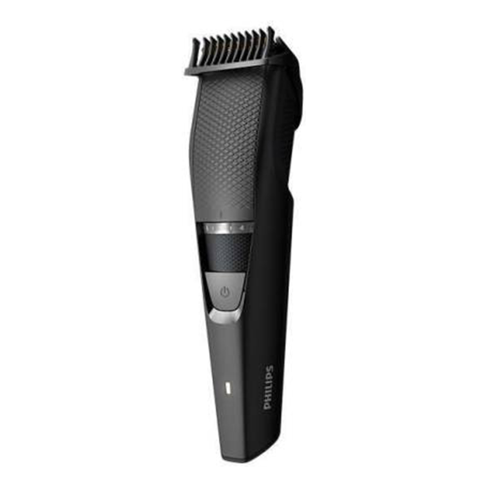 Philips Plain Black Beard Trimmer 3000 with Hair Lift&Trim Comb For Men ...