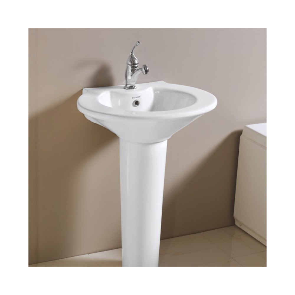 Sonet Classic 25x18inch Full Pedestal Wash Basin | mykit | Buy online ...