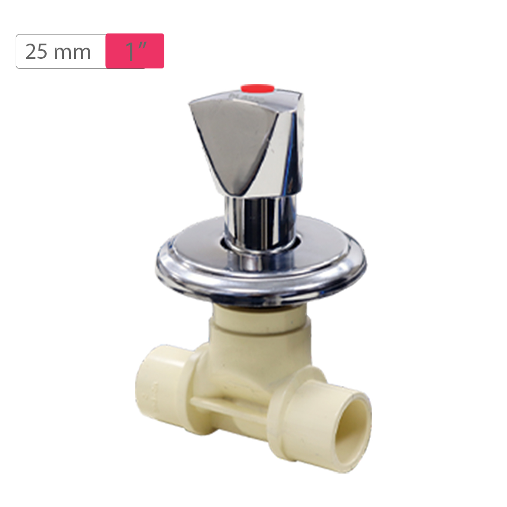 Finolex CPVC Short Concealed Valve 25mm 1inch Triangle | mykit | Buy ...
