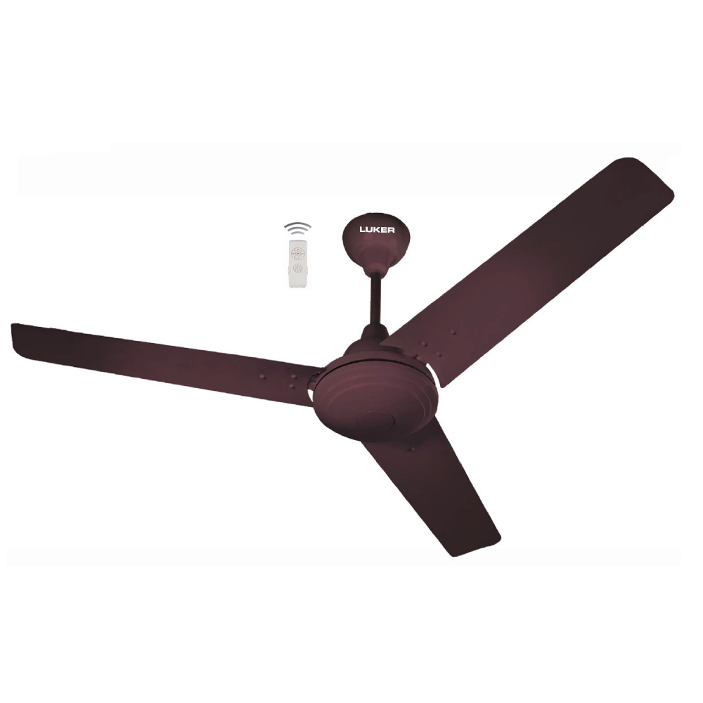 Luker Eco 30 1200mm 30W 390RPM BLDC Ceiling Fan Brown | mykit | Buy ...