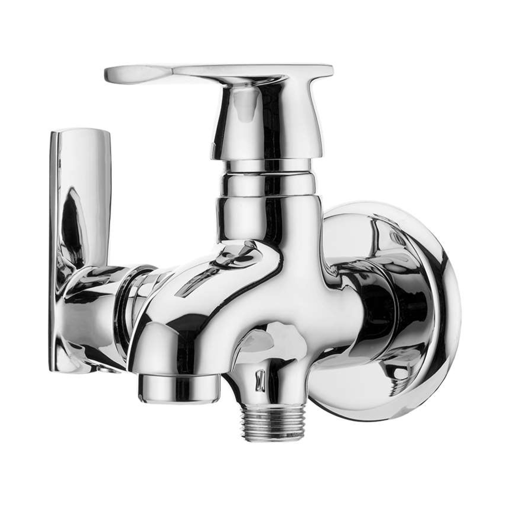 Cera Titanium 2-way bib cock with side handle, wall flange and aerator ...