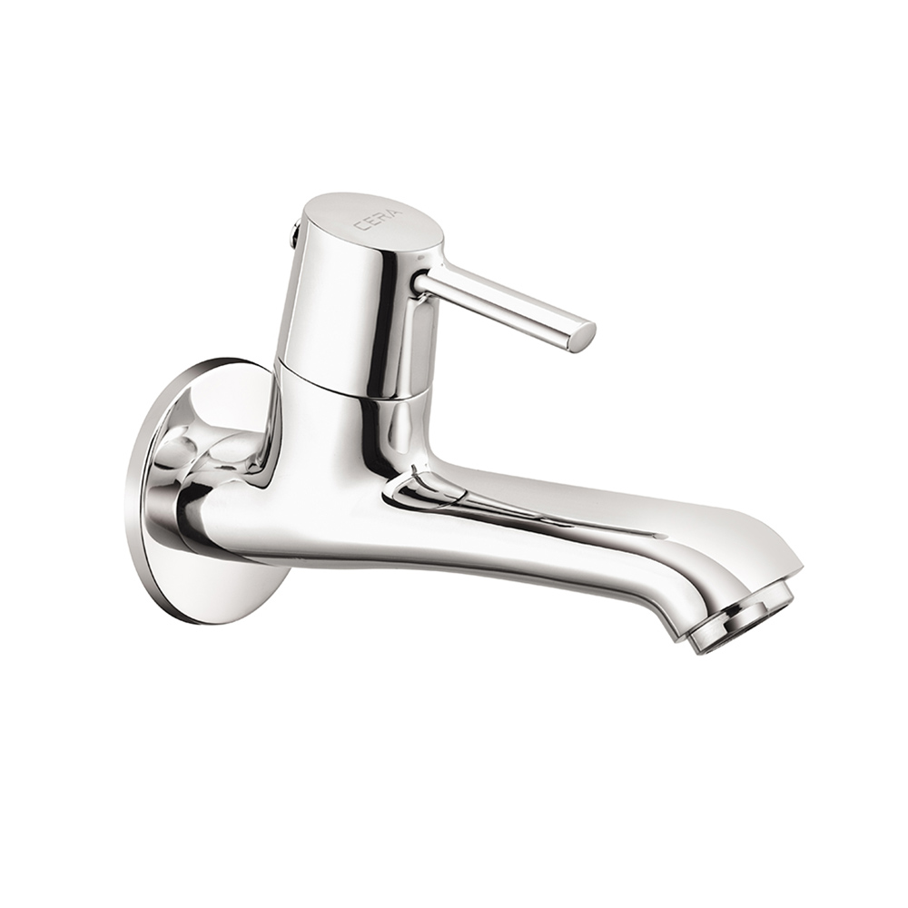 Cera Ripple Bib cock long nose with wall flange and aerator | mykit ...