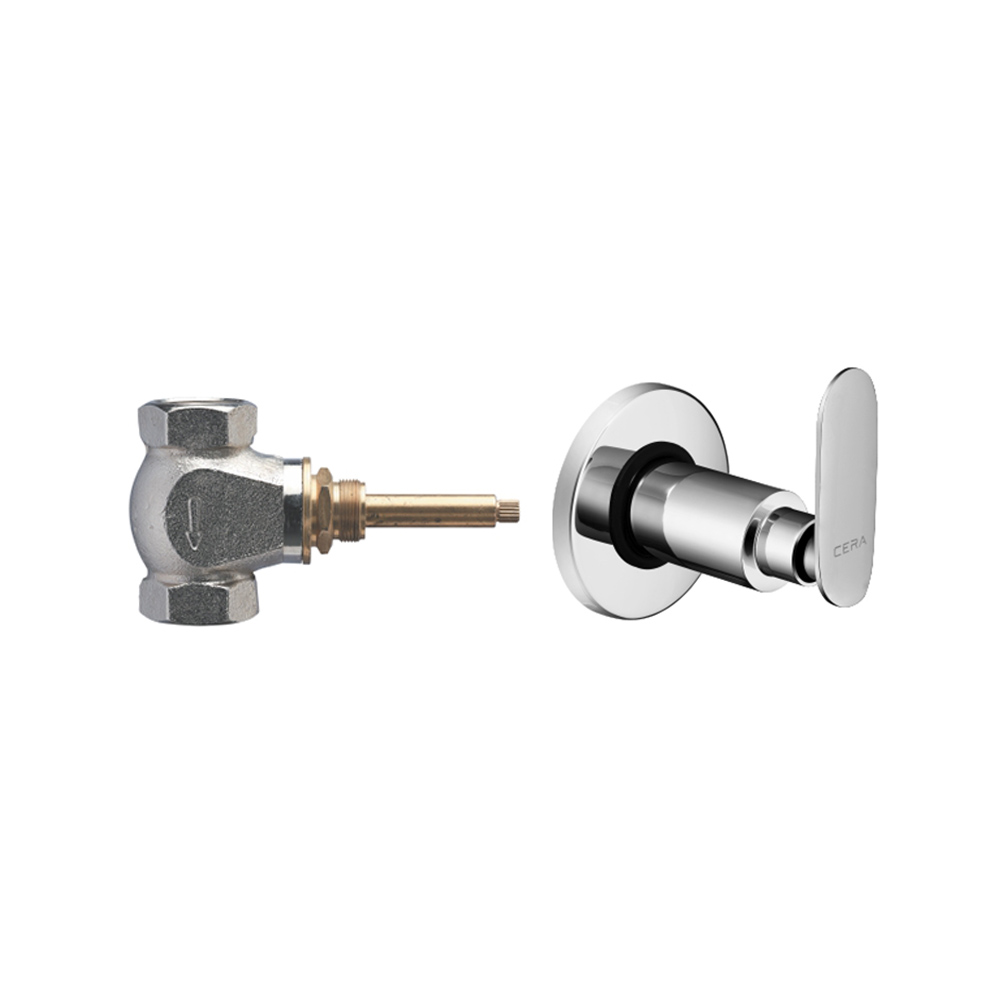 Cera Brooklyn Flush cock consisting of exposed part (lever, cartridge ...