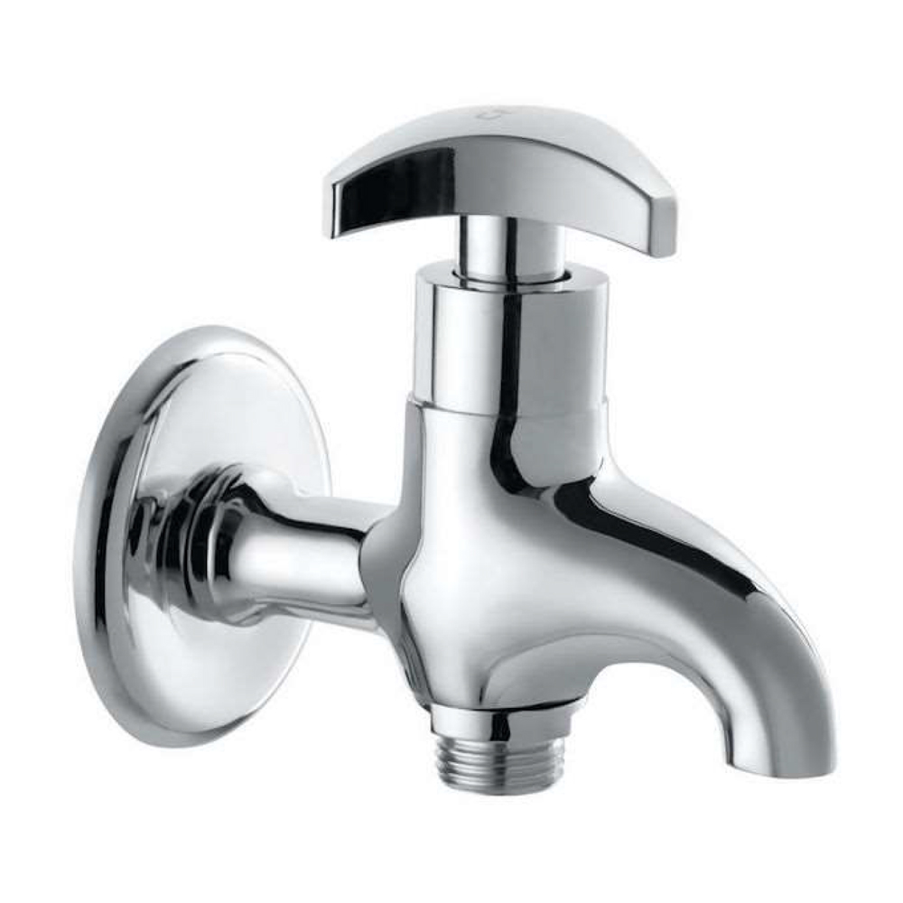 Cera Diva 2 way bib cock with single knob and wall flange | mykit | Buy ...