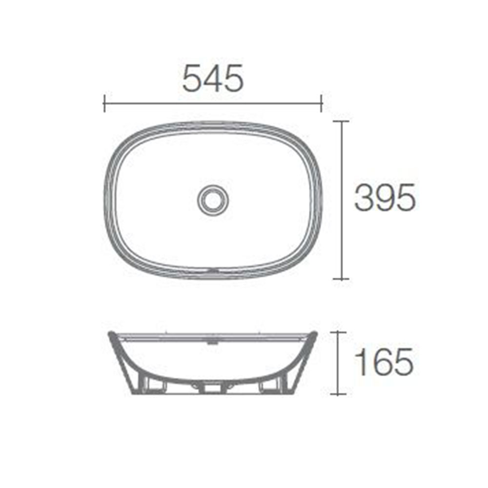 Kohler Ribana Vessel Wash Basin without faucet hole White | mykit | Buy ...