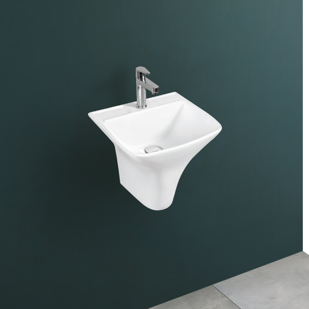 Kalisia Kronos 490x430x330mm Integrated Half Wash Basin | mykit | Buy ...