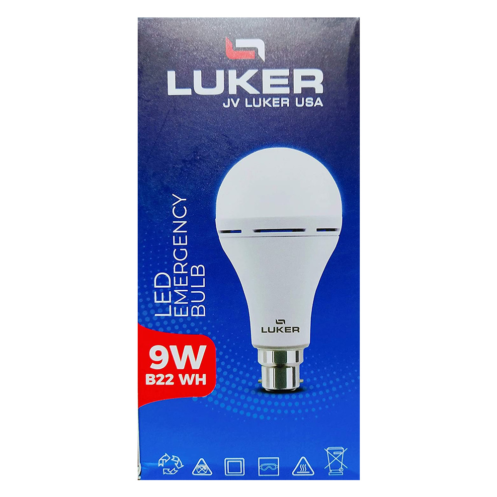 Luker Emergency Bulb 9W B22 White | mykit | Buy online | Buy Luker ...