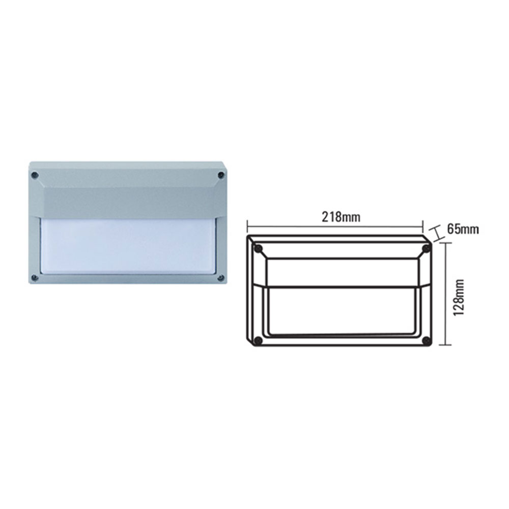Luker Styx Bulkhead Light 5W White | mykit | Buy online | Buy Luker ...