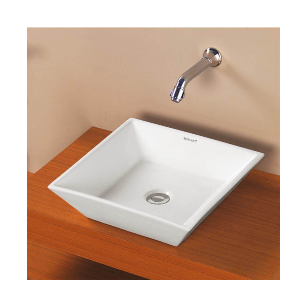 Sonet Linea 410x410x110mm Table Top Wash Basin | mykit | Buy online ...