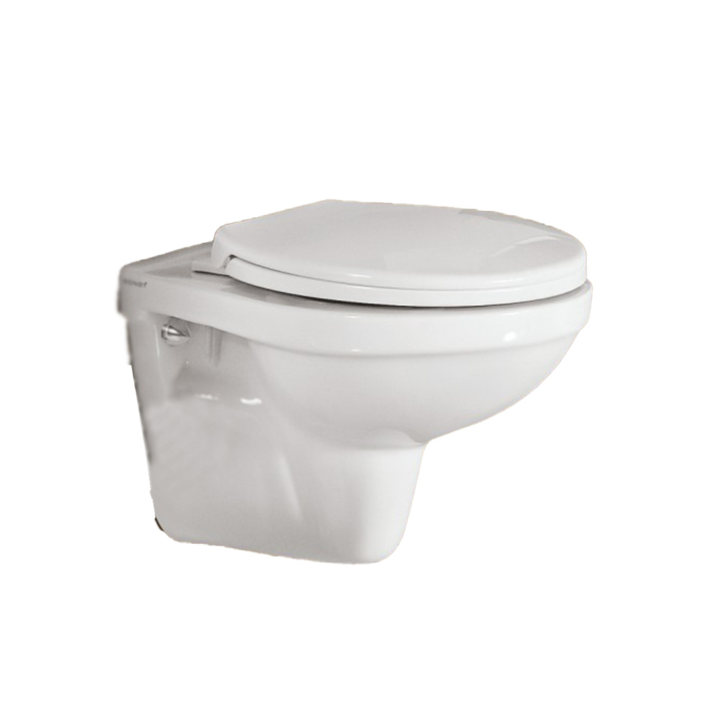 Sonet Normus 530x360mm Wall Hung Water Closet with Sandy Seat Cover ...