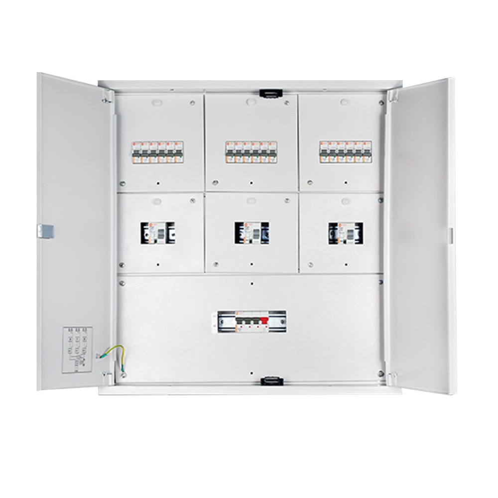 Larsen & Toubro 4 way Double Door Tripbox Plus Phase Segregated DBs | mykit | Buy online | Buy ...