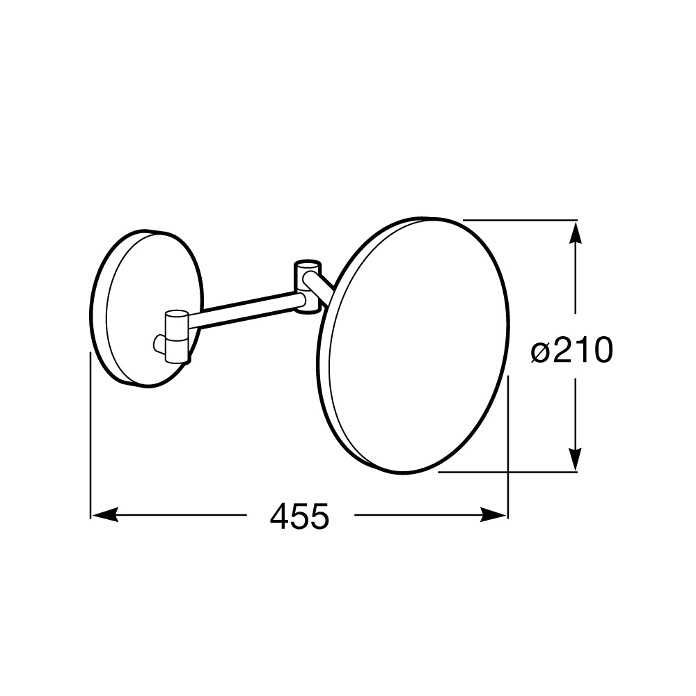 Roca Hotel 2.0 Wall Magnifying Mirror | mykit | Buy online | Buy Roca ...