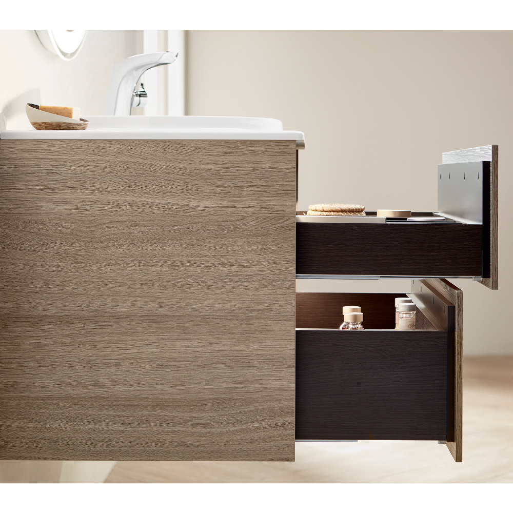 Roca Beyond Unik 800mm White Base Unit With 2 Drawers | mykit | Buy ...