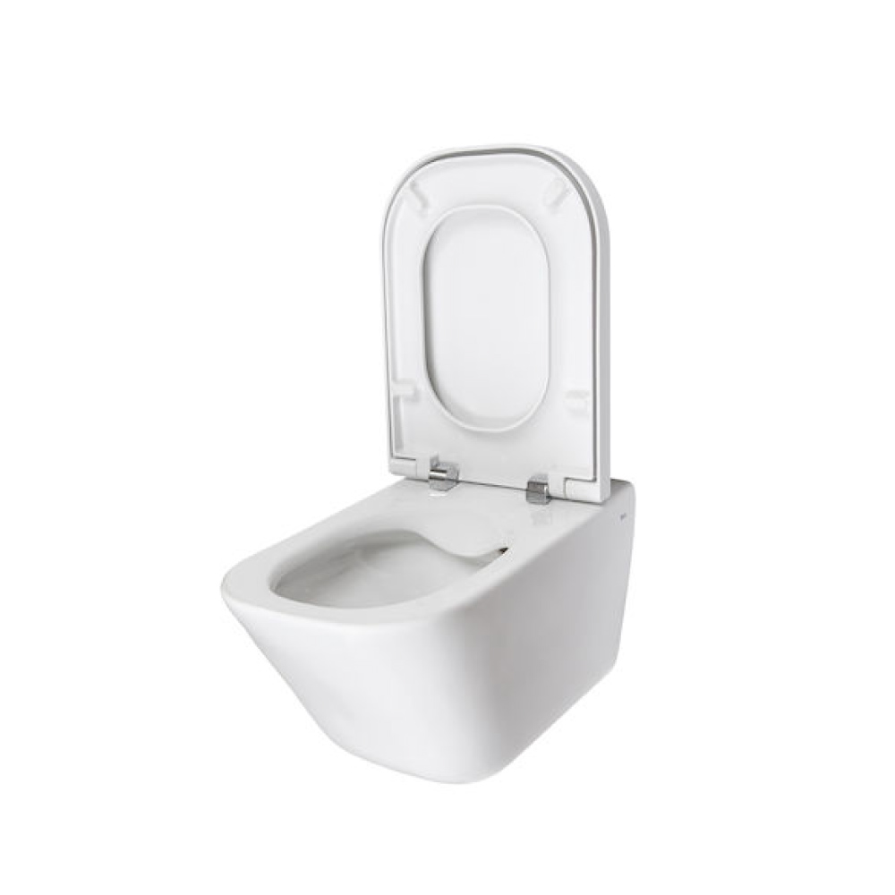 Roca Rimless Wall Hung Water Closet With Re801472464 Soft Close Seat ...