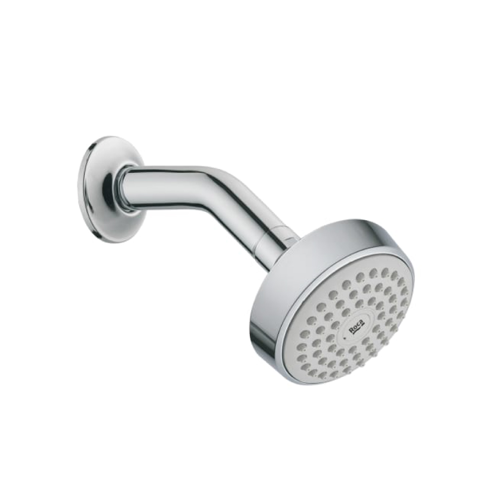 Roca Torrente 80 mm Single-Flow Shower With Arm And Wall Flange Chrome ...