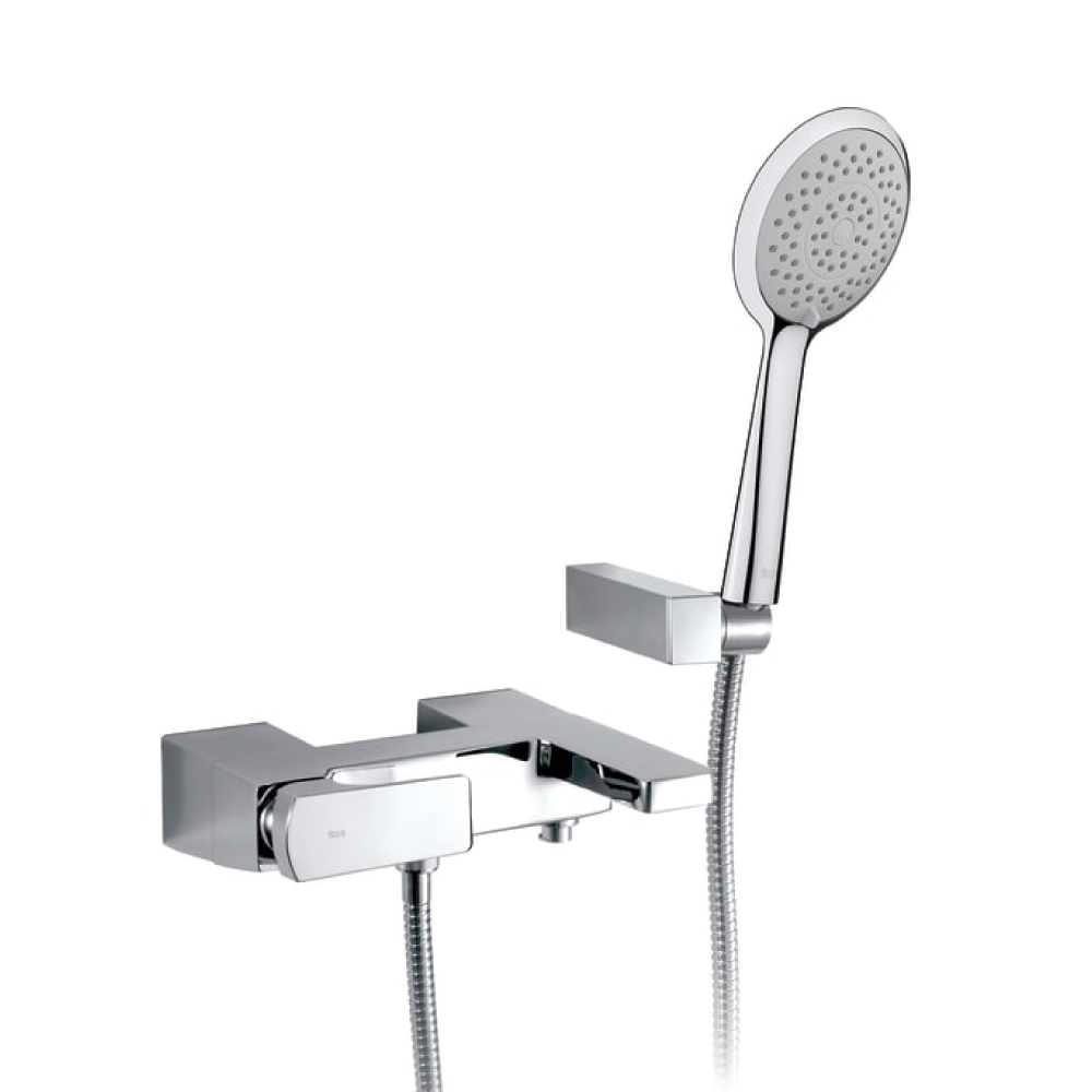 Roca Escuadra Wall Mixer With Hand Shower | mykit | Buy online | Buy ...