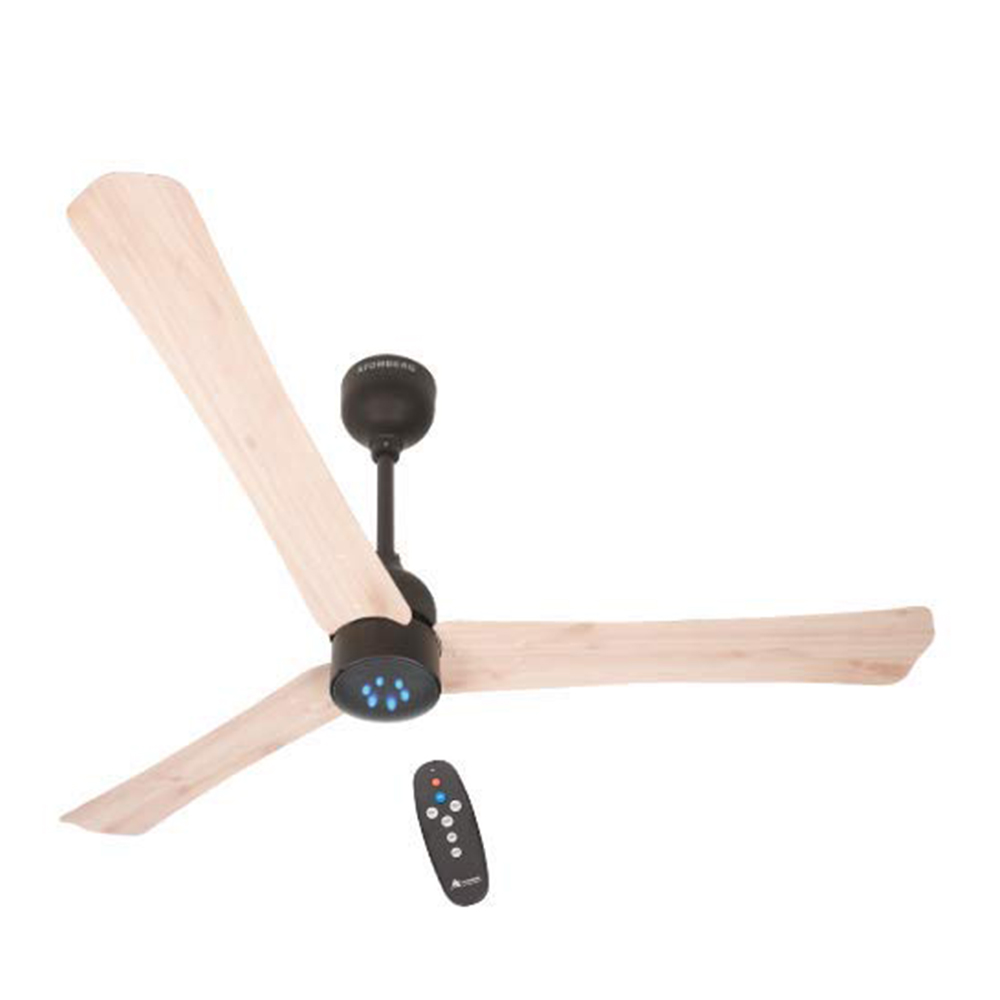 Atomberg Renesa+ 1400mm Natural Oakwood Wooden Ceiling Fan | mykit ...