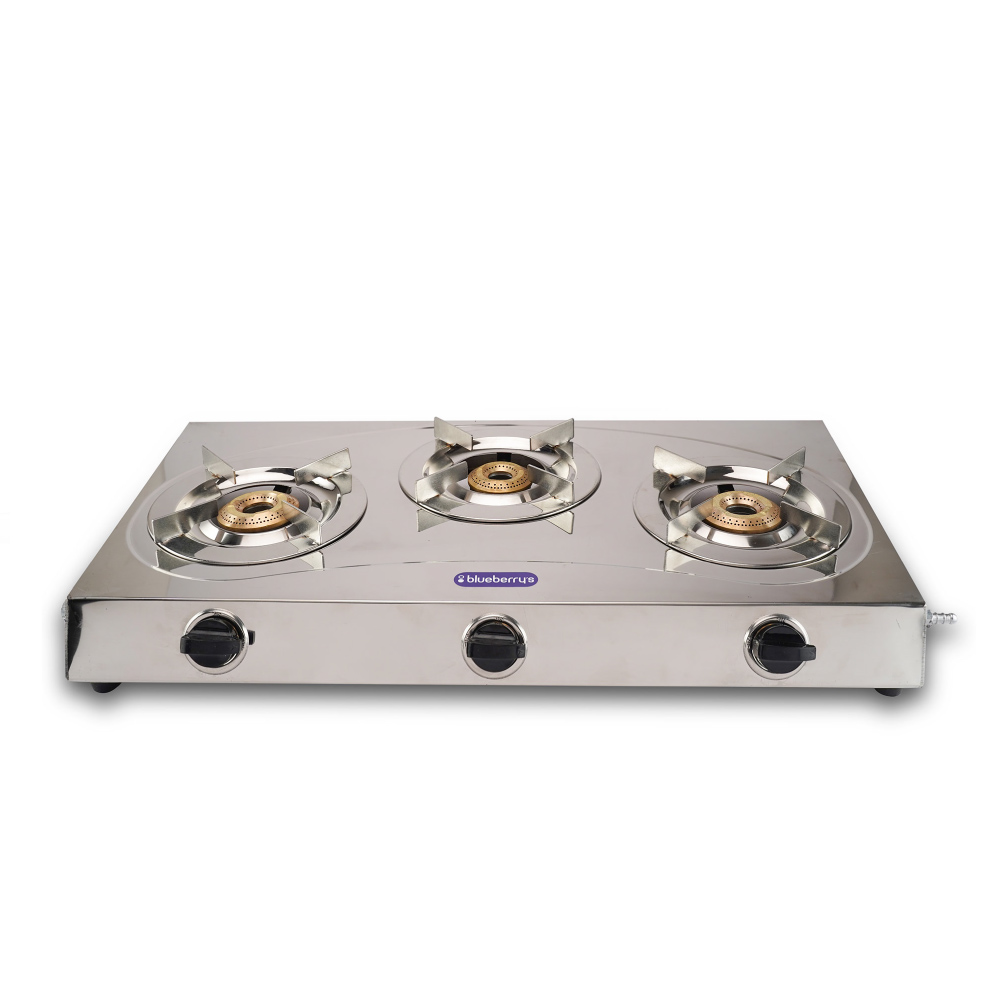 Blueberry 3B Stainless Steel Gas Stove | mykit | Buy online | Buy ...
