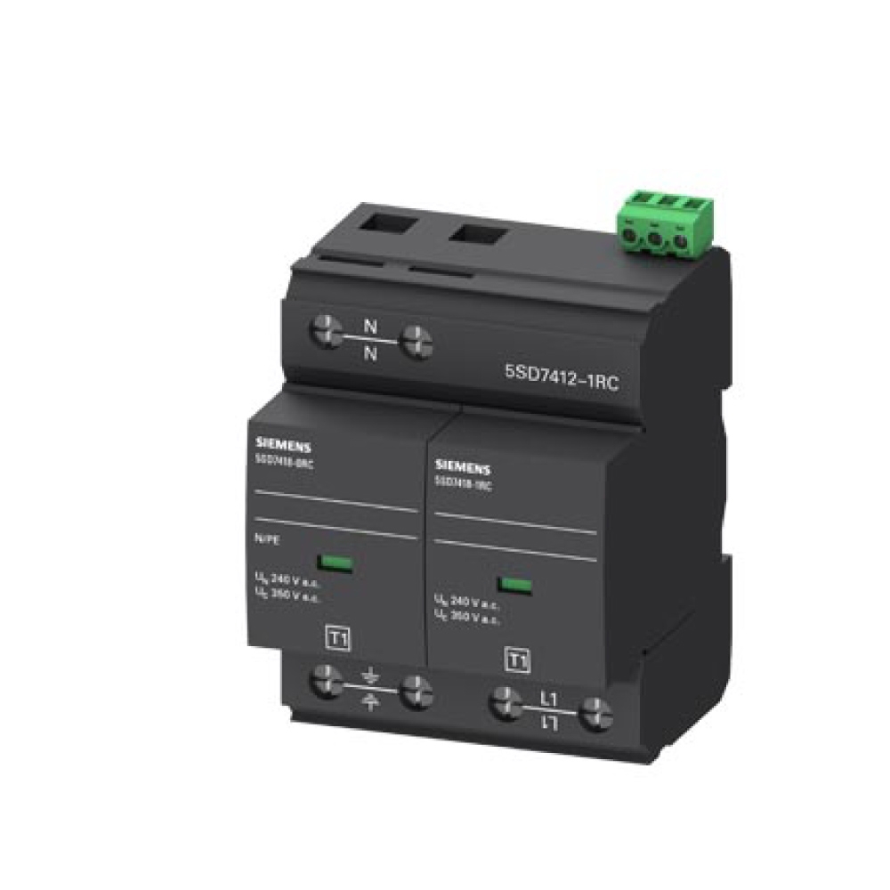 Siemens Lightning Surge Arresters 240V AC 1P+N 4MW | mykit | Buy online ...