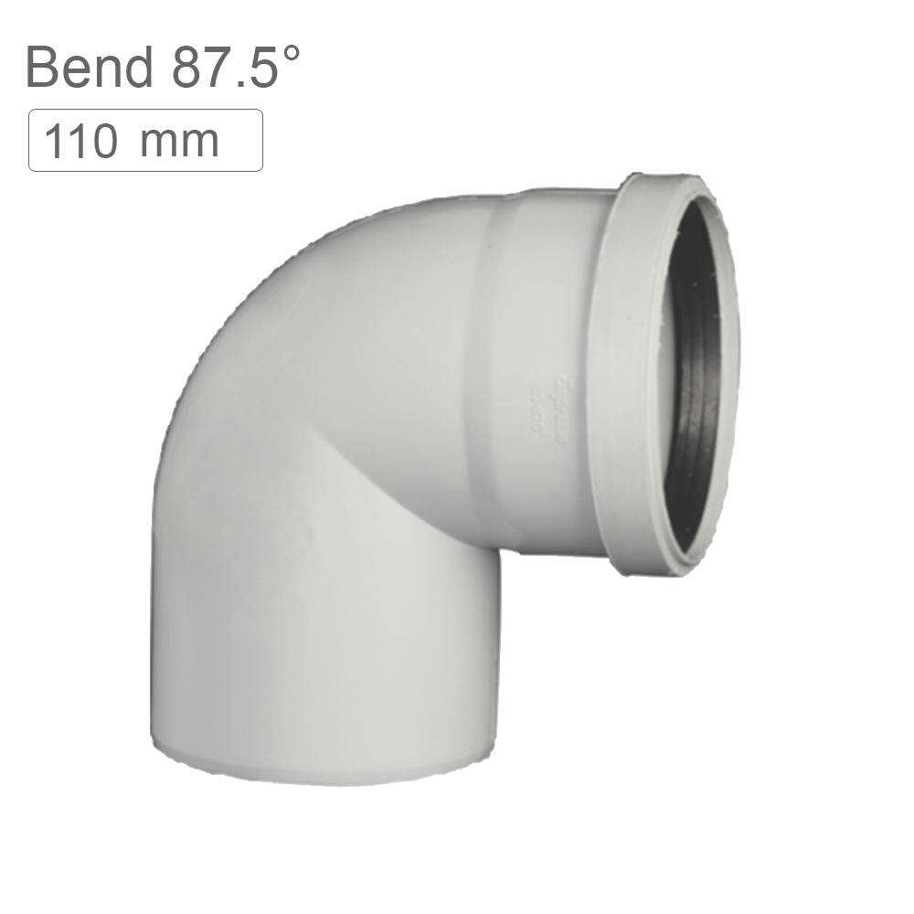 Supreme SWR Fitting Bend 87.5° 110mm CRxSpg | mykit | Buy online | Buy ...