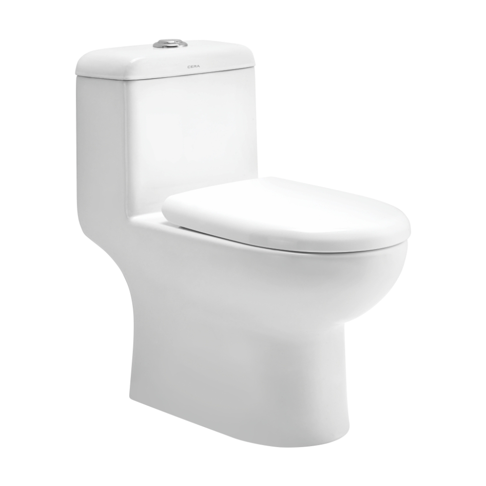 Cera Caple S Trap 645x365x705 Snow White One Piece Water Closet with ...