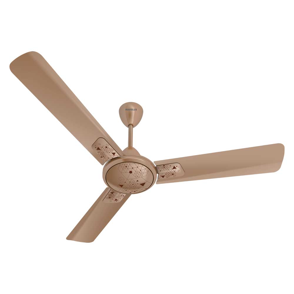 Havells Antilia 1200mm Bronze Cola Chrome Decorative Ceiling Fan ...