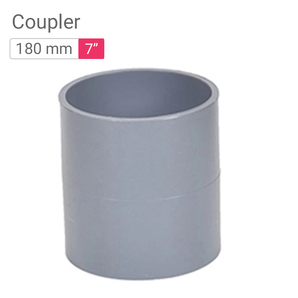 Star PVC Coupler 180mm 7inch | mykit | Buy online | Buy Star, Coupler ...