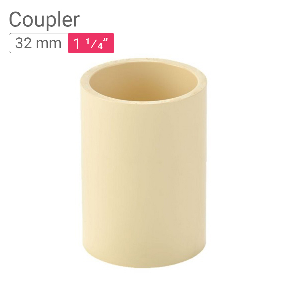Star PVC Coupler 32mm 1inch | mykit | Buy online | Buy Star, Coupler online