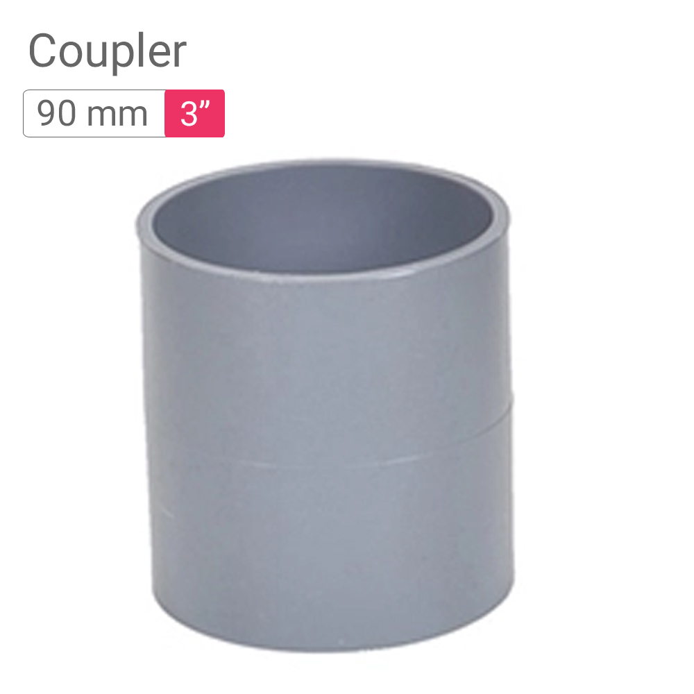 Star PVC Coupler 90mm 3inch | mykit | Buy online | Buy Star, Coupler online