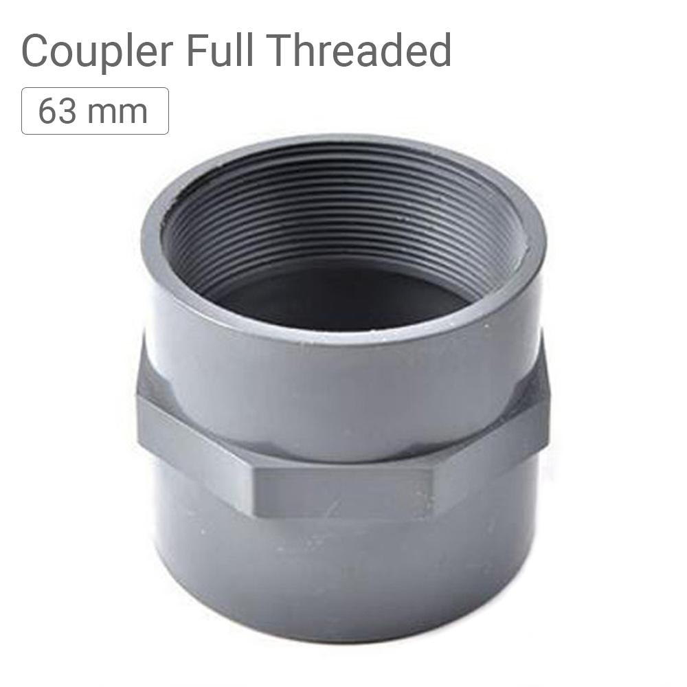 Star PVC Coupler Full Threaded 63mm | mykit | Buy online | Buy Star ...