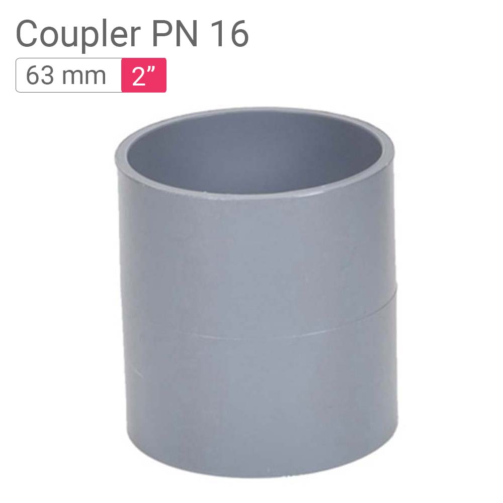 Star PVC Coupler PN 16 63mm 2inch | mykit | Buy online | Buy Star ...