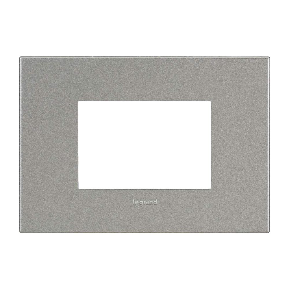 Legrand Arteor Magnesium cover plates 3 module square with frame ...