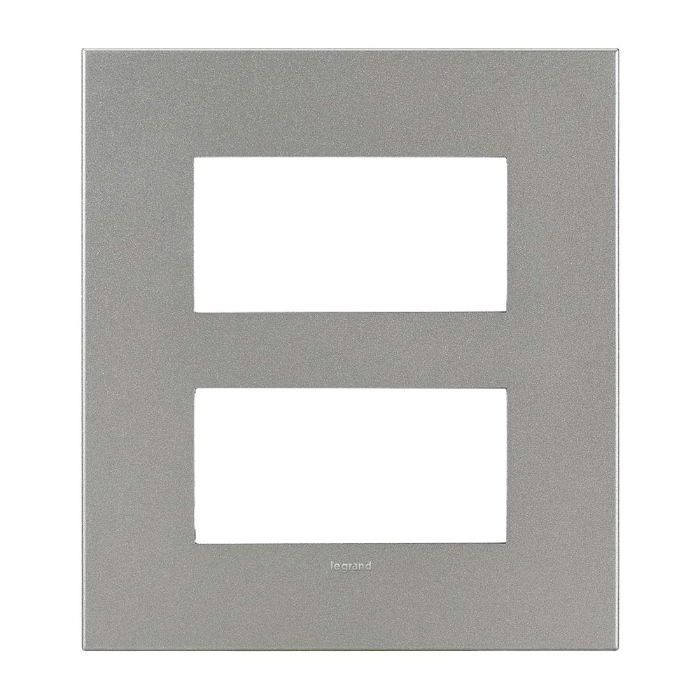 Legrand Arteor Magnesium cover plates 2x4 module square with frame ...
