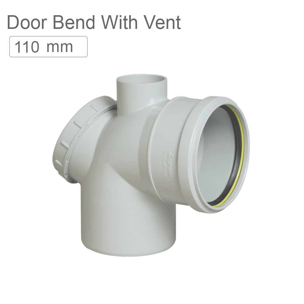 Supreme SWR Fitting Door Bend With Vent 110 mm R x Spg | mykit | Buy ...