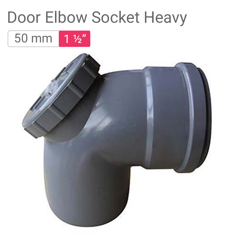 Star PVC Door Elbow Socket Heavy 50 mm 1.5 Inch | mykit | Buy online ...
