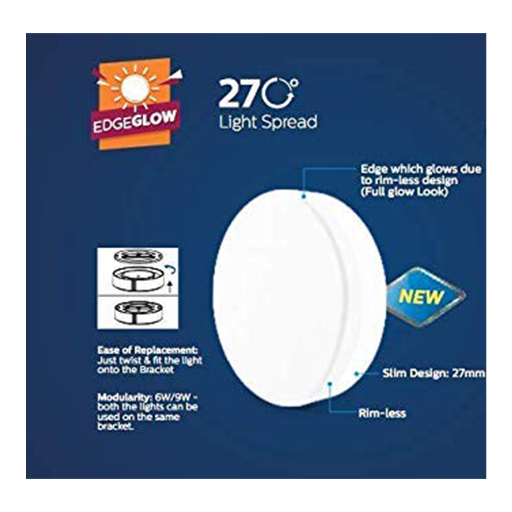 Philips Edge Glow 6W | mykit | Buy online | Buy Philips, LED Ceiling ...