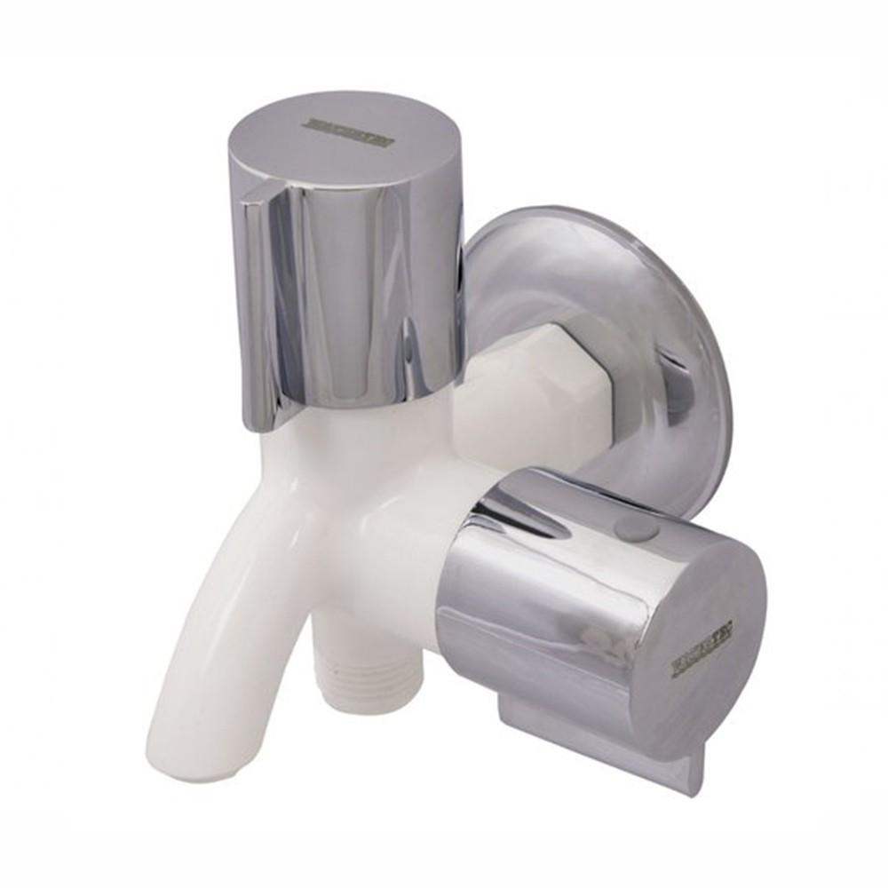 Watertec Flora 2way Bib tap Hybrid with cp coated polymer handle ...