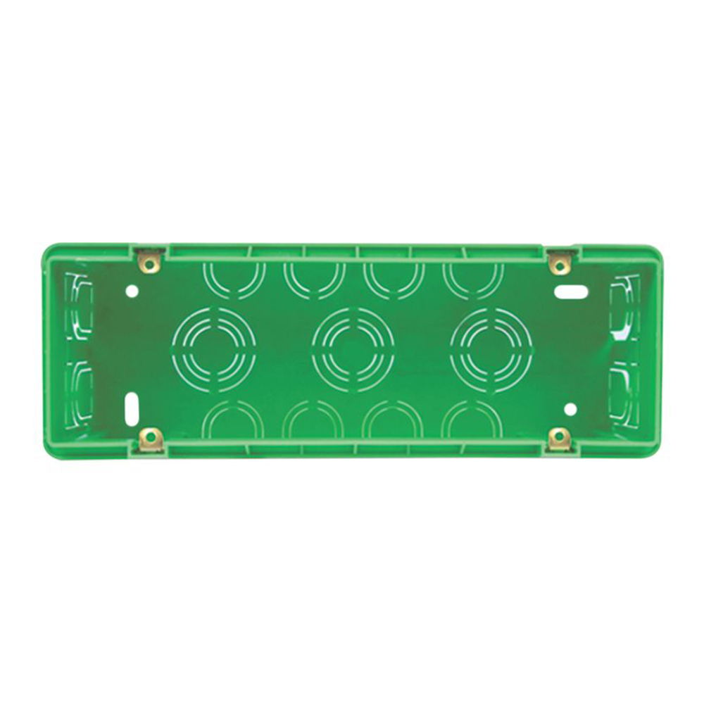 GM Four Five 8M(H) Flush Mounting Plastic Gang Box Fire Resistant ...