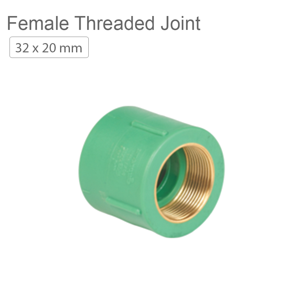 Supreme indo green PPR Female Threaded Joint (FTA) 32 x 20 mm | mykit ...